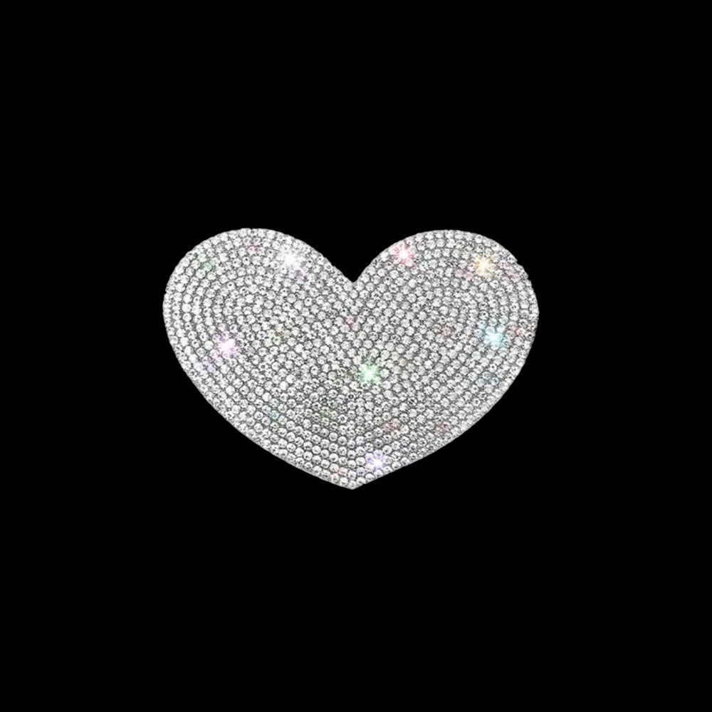 Sticker Ultra Bling Rhinestone Shiny Exterior Car (Heart) – Fashion Car