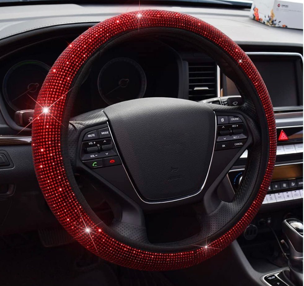 Full Glossy Steering Wheel Cover Ultra Bling – Fashion Car Inc