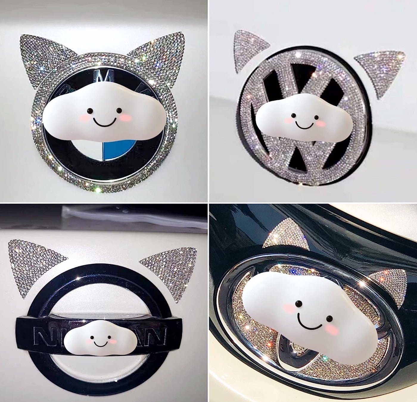 Sticker Ultra Bling Rhinestone Shiny Exterior Car (Cat) – Fashion Car